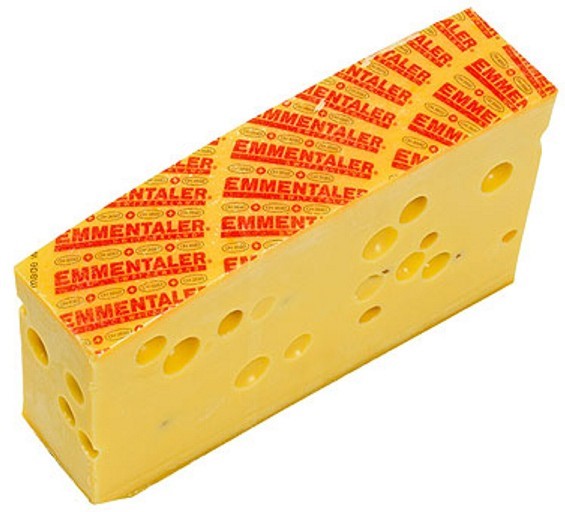 Emmenthaler Swiss Kuhmilch roh - 45% Fett Halbhart - Land Schweiz